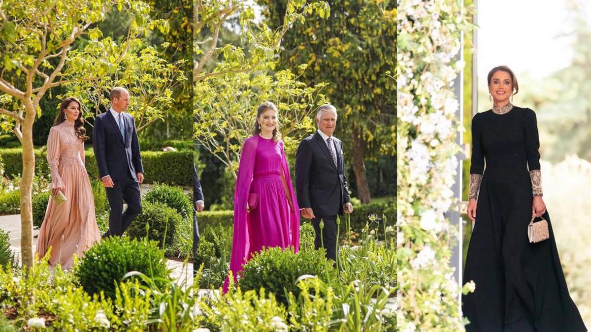 10 Adu Gaya Ratu dan Putri Kerajaan Dunia di Royal Wedding Yordania ...