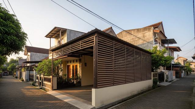 7 Inspirasi Carport untuk Rumah Hook di Perkampungan, Fungsional ...