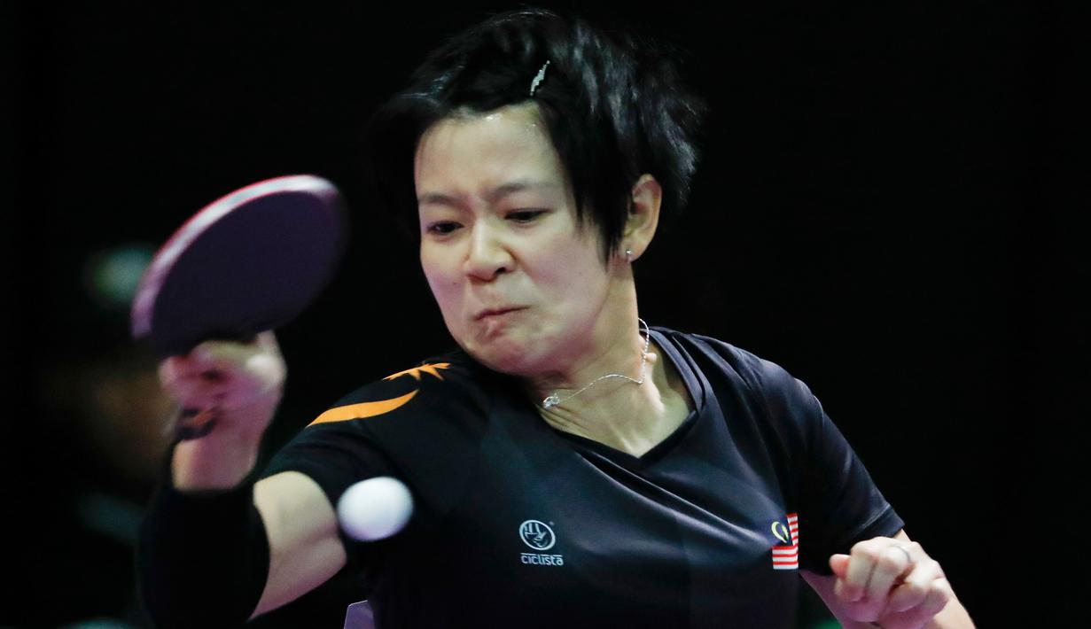 PHOTO: Wajah Lucu Atlet Tenis Meja saat Bertanding di SEA Games 2017 ...