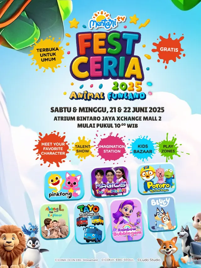 MentariTV Fest Ceria 2025 Hadir dengan Tema Animal Funland - ShowBiz ...