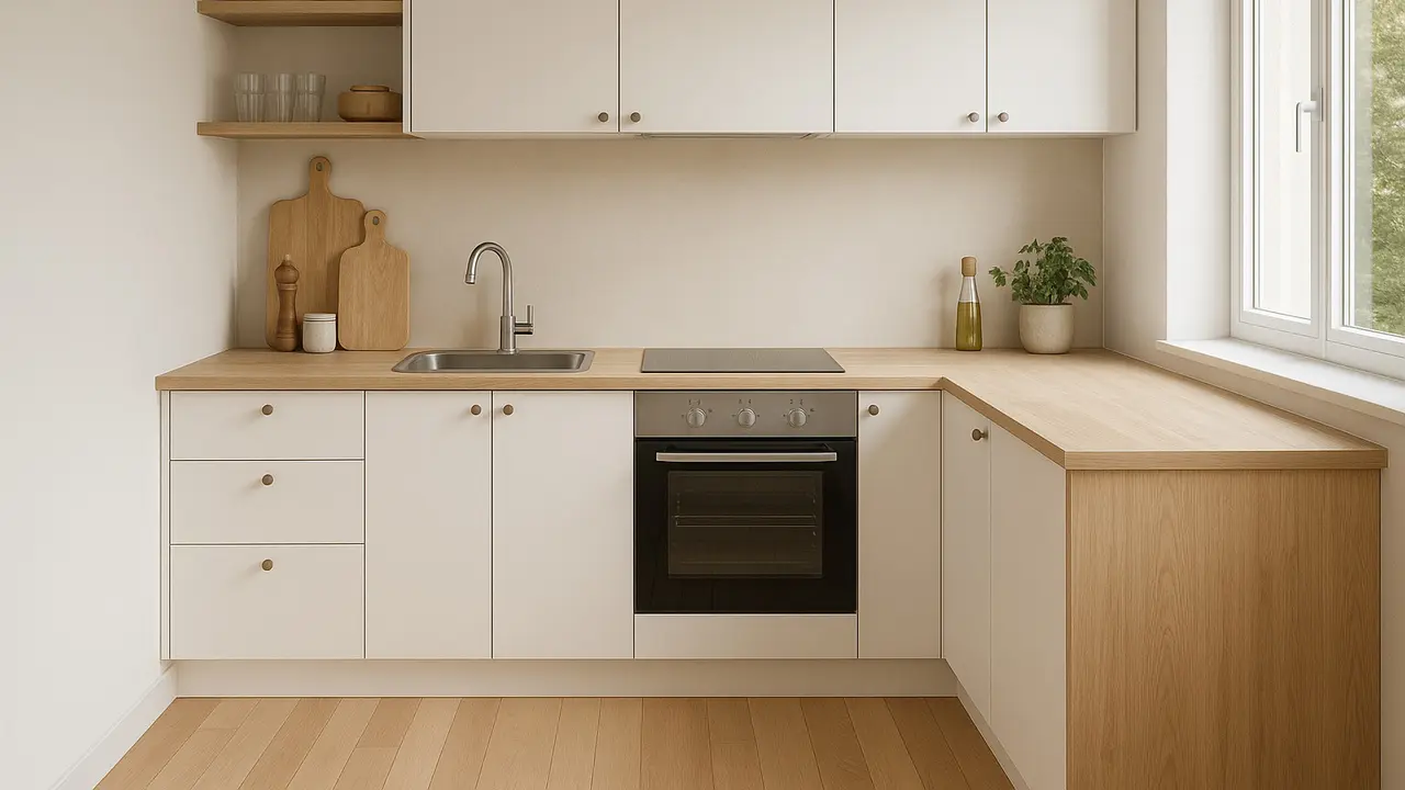 6 Model Kitchen Set Minimalis untuk Dapur Kecil, Susunan Estetik dan ...