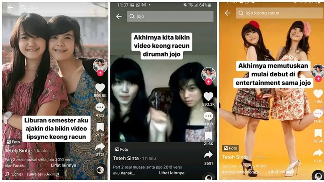 Sinta Ungkap Asal Muasal Viralnya Lagu Keong Racun dan Hubungannya dengan Jojo - Hot Liputan6.com