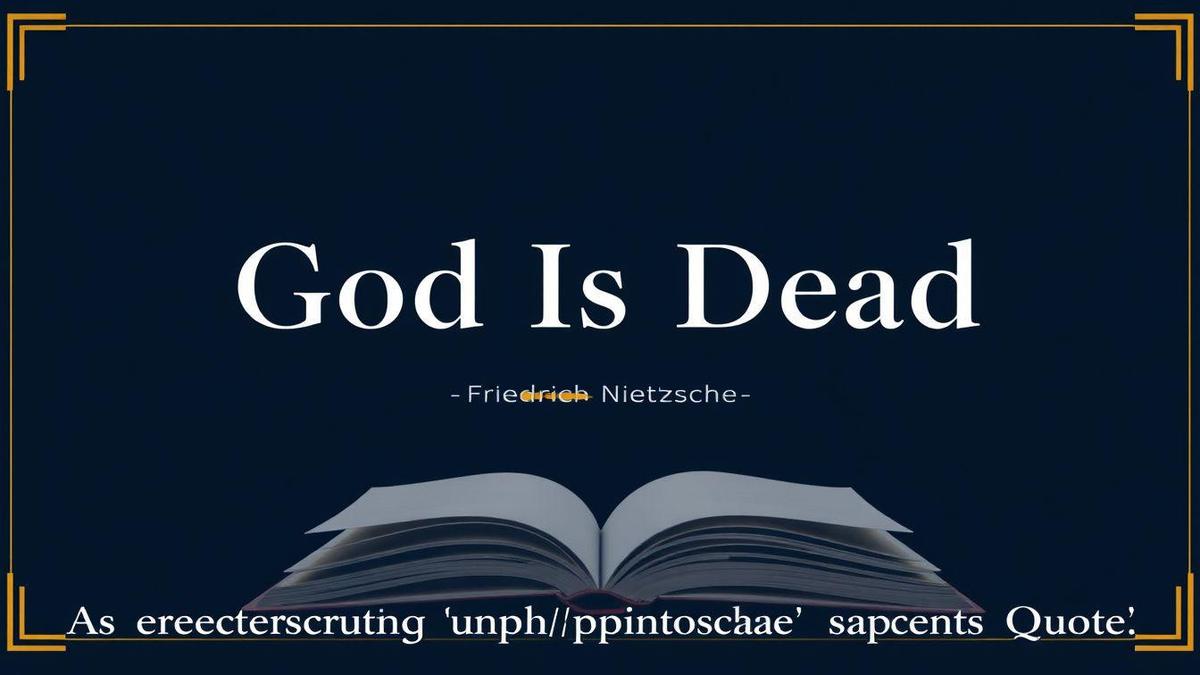 God Is Dead Quote: Simple Guide to Understanding This Famous Statement