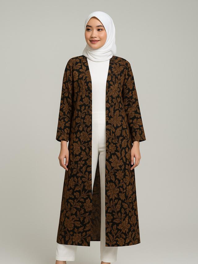 5 Model Outer Batik Hijab Kekinian 2025, Tampilan Etnik dan Stylish