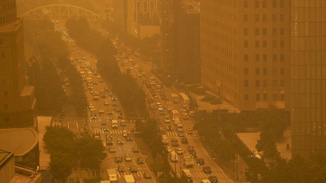 6 Potret New York Diselimuti Kabut Asap, Jadi Kota dengan Kualitas ...
