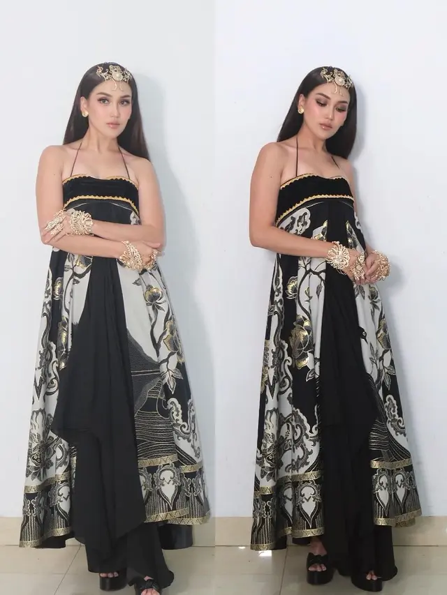 7 Potret Ayu Ting Ting Bertabur Perhiasan Emas, Tampil Elegan Bak Putri Raja - Hot Liputan6.com