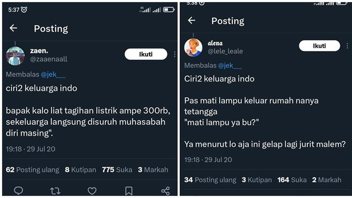 6 Cuitan Netizen 'Ciri-ciri Keluarga Indo' ketika Mati Listrik Ini Bikin Angguk Setuju - Hot ...