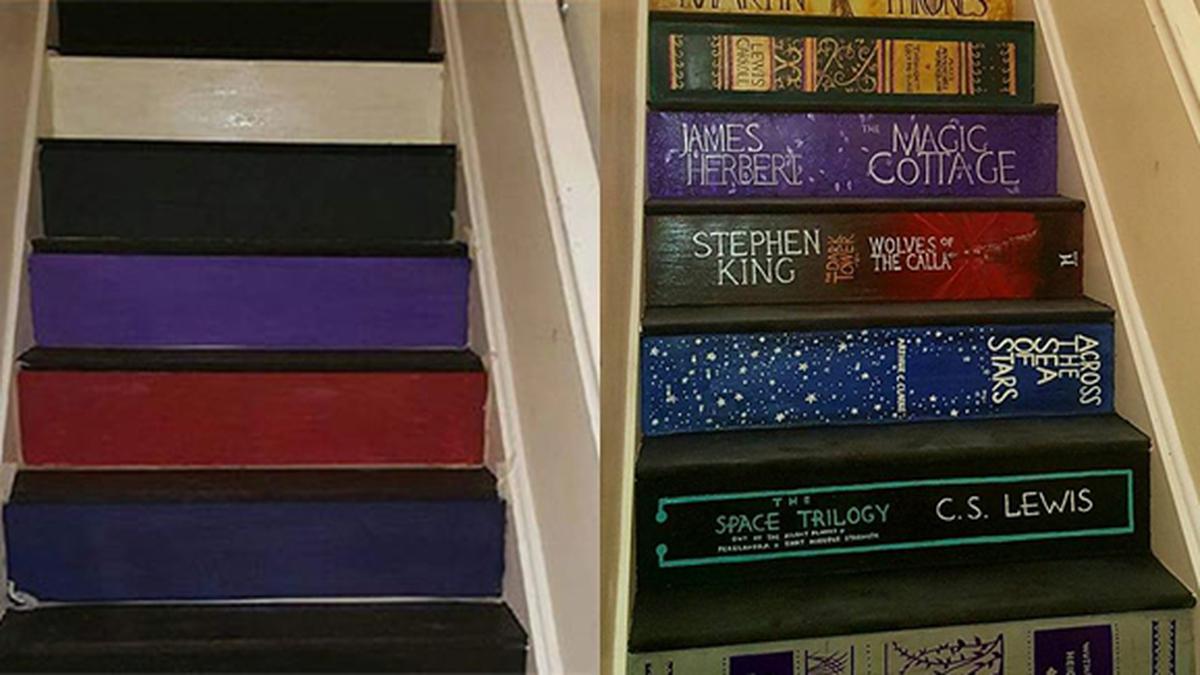 Jenius: Undakan Tangga di Rumah Bermotif Cover Buku Menarik - Photo ...