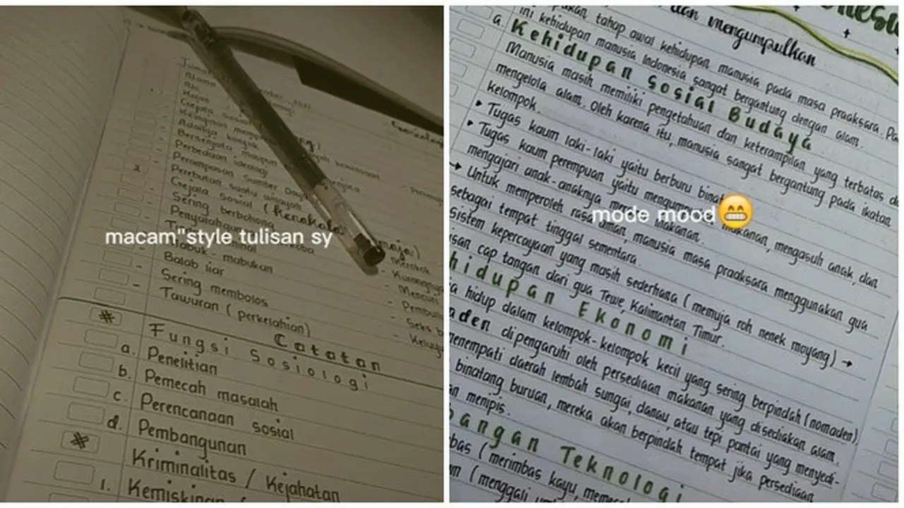 Tetap Rapi Meski Malas, Tulisan Tangan Bak Ketikan Komputer Ini Banjir ...