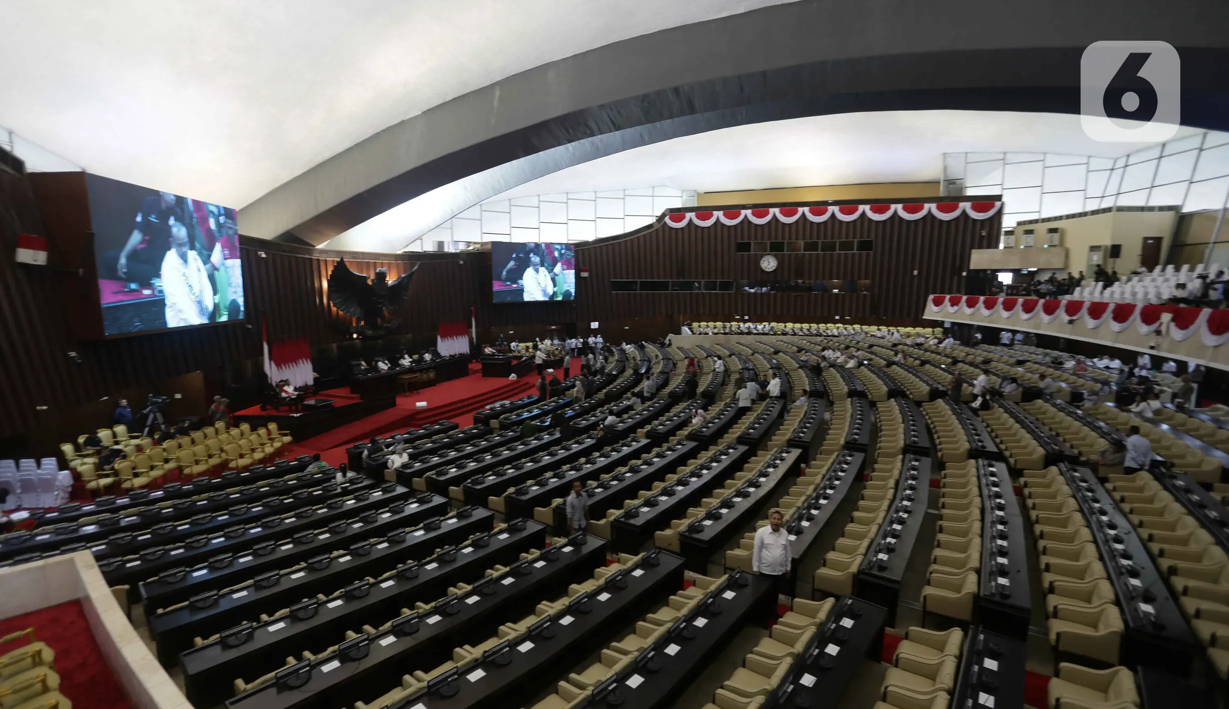 Gladi Pidato Presiden di Sidang Tahunan MPR 2023 - Foto Liputan6.com