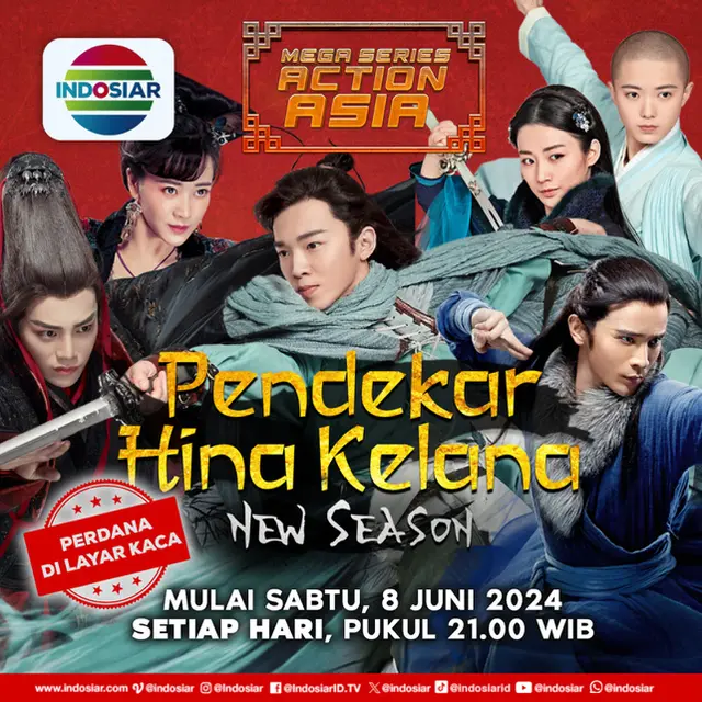 Mega Series Action Asia Sukses, Indosiar Siapkan Series Pendekar Hina ...