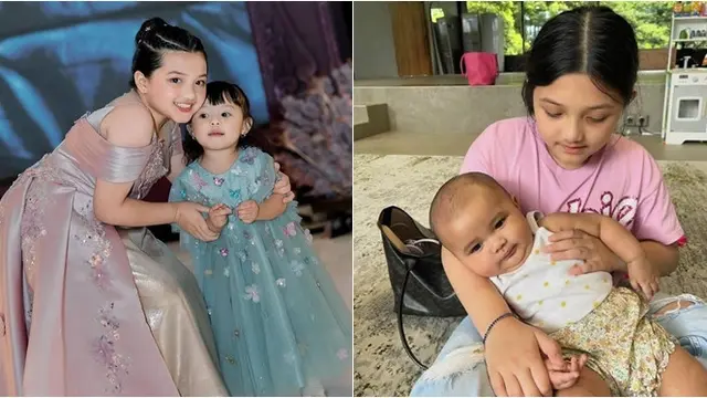 6 Potret Arsy Hermansyah Momong Ameena dan Azura, Jadi 'Onty' Kesayangan - Hot Liputan6.com