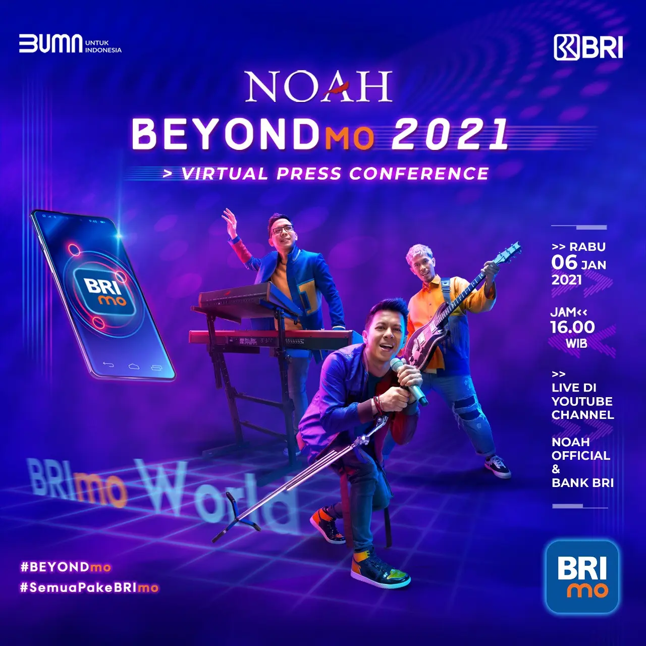 Untuk Pertama Kalinya di Indonesia, NOAH Band Gelar Konser dengan ...