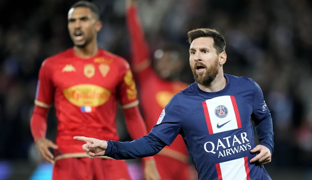 Foto: Kembali dari Liburan Piala Dunia, Lionel Messi Langsung Cetak Gol ...