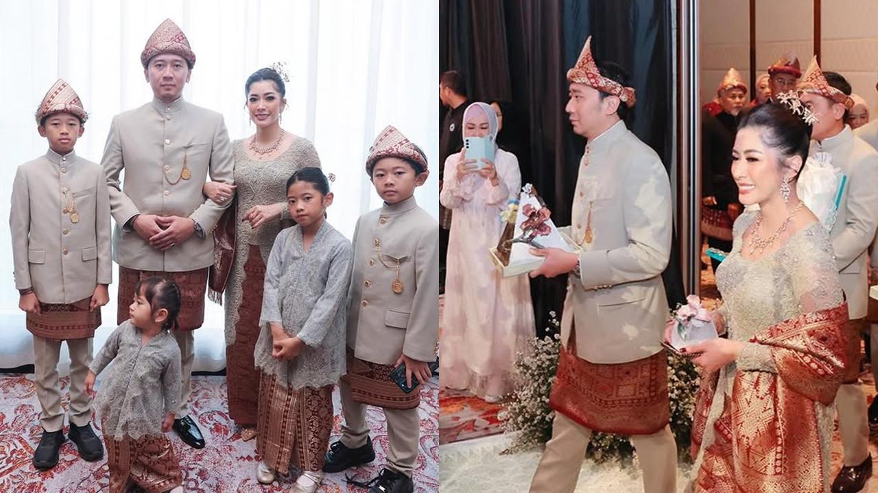 7 Potret Aliya Rajasa dan Ibas di Nikahan Rasyid Rajasa, Serasi Pakai ...