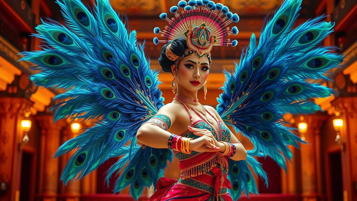 Mengenal Ciri-Ciri Tari Merak, Asal-usul, Aksesoris, dan Konstumnya - Feeds Liputan6.com