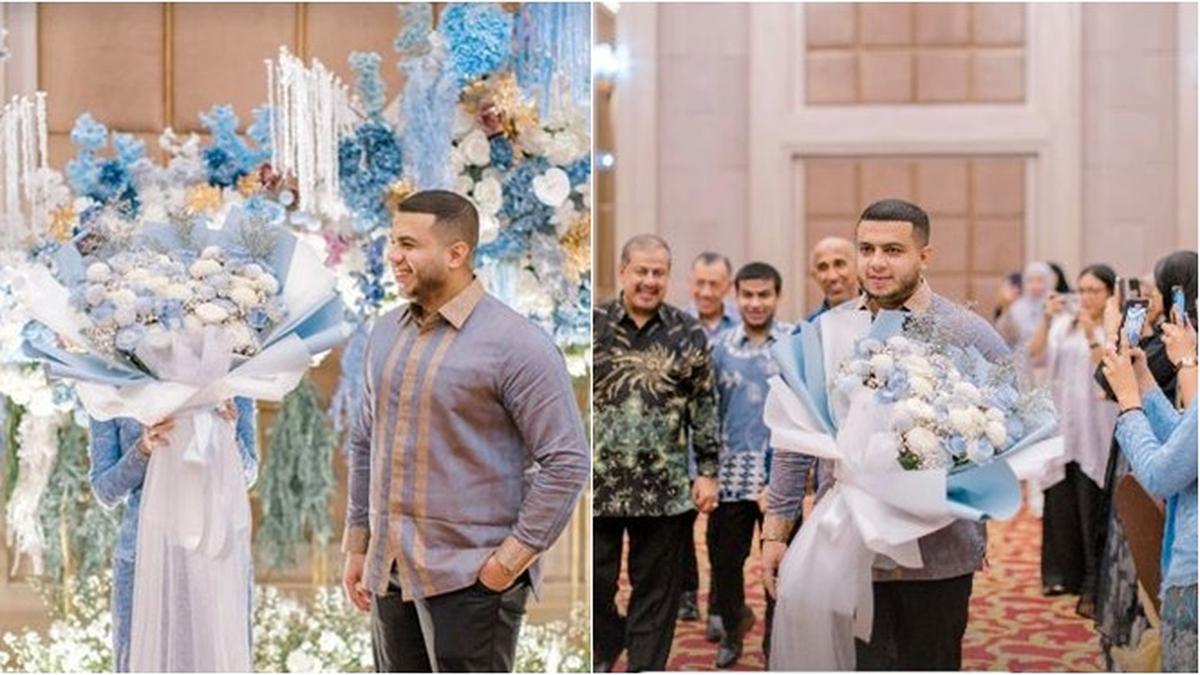 6 Momen Pertunangan Yislam Kakak Fadil Jaidi, Paras Calon Istri Curi ...