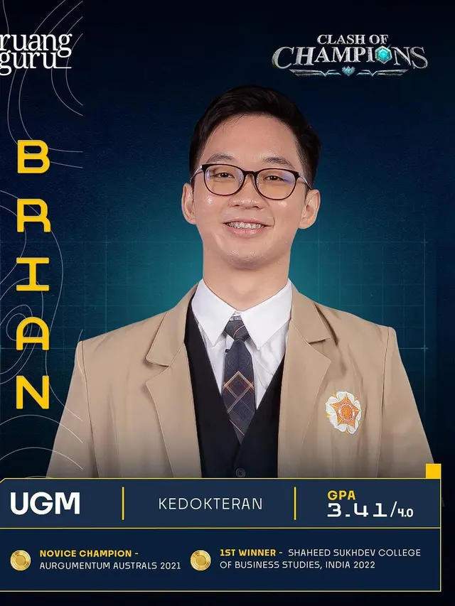 Viral! Brian Clash of Champions Bikin Netizen Terenyuh dengan Pesan ...