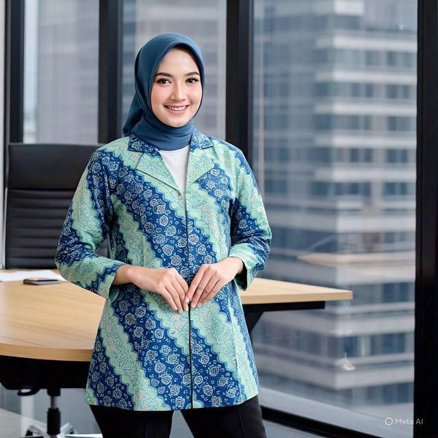 10 Model Blazer Batik yang Fashionable di 2025, Cocok untuk Gaya Kantor ...