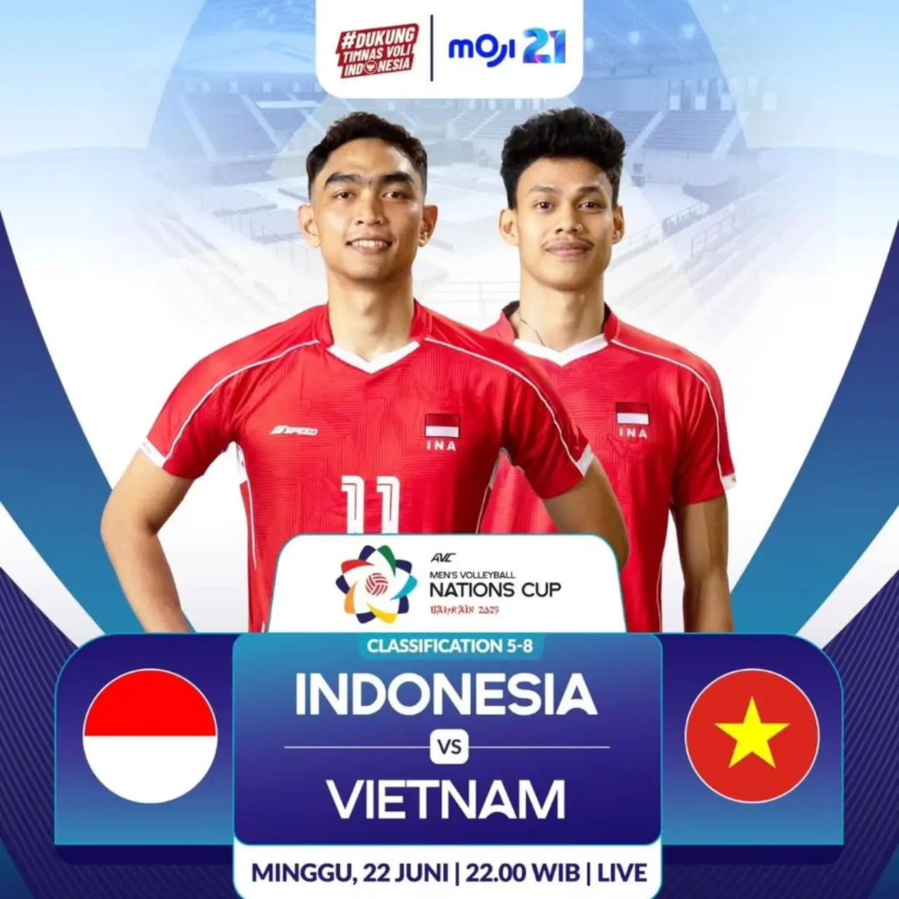 Link Live Streaming AVC Nations Cup 2025 Indonesia vs Vietnam, Sebentar Lagi Tayang di Vidio ...