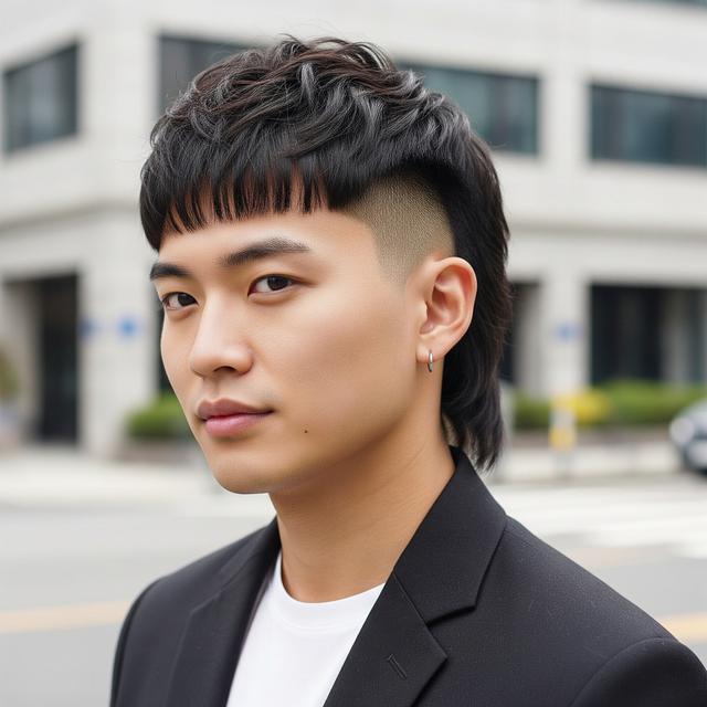 7 Model Rambut Pria Korea Mullet Pendek yang Jadi Favorit di 2025, Siap ...