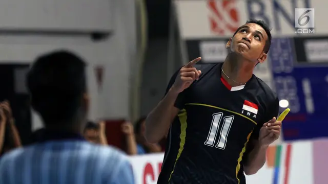 Rendy Tamamilang, Open Spiker Andalan Timnas Voli Indonesia - SEA Games ...