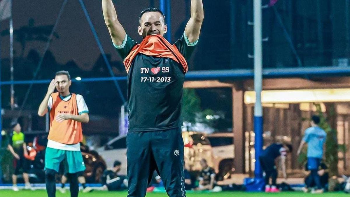 Tiru Pratama Arhan, Gaya Teku Wisnu Selebrasi ke Shireen Sungkar Jadi Sorotan - Entertainment ...