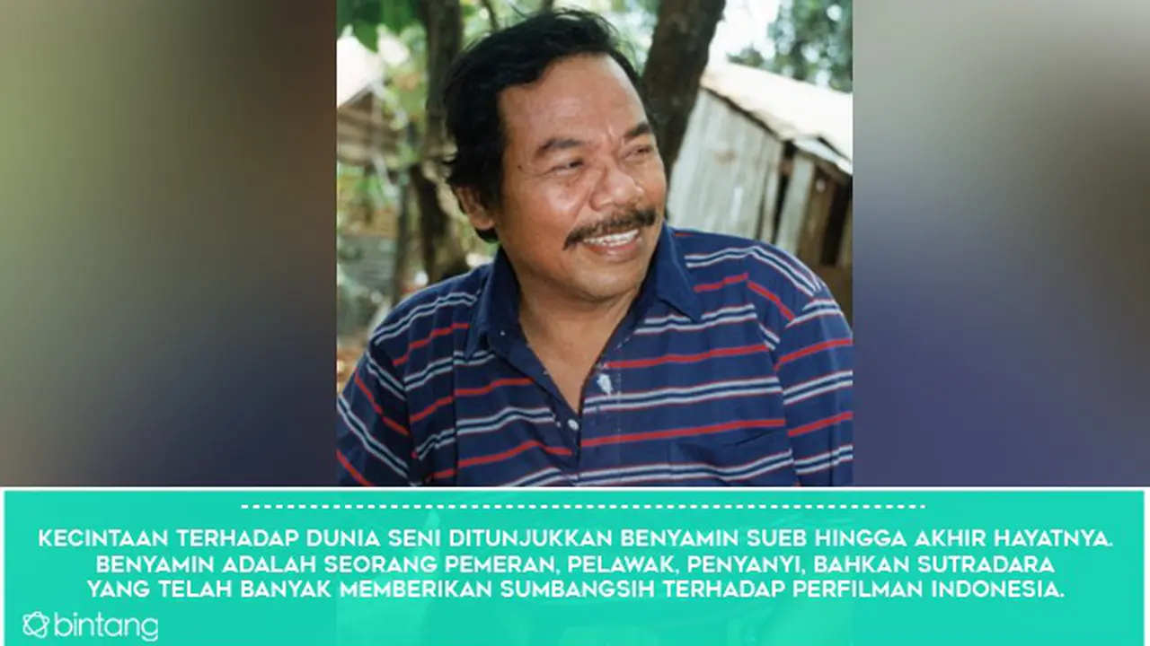 5 Fakta Benyamin Sueb, Seniman Legendaris Betawi yang Jadi Google Doodle