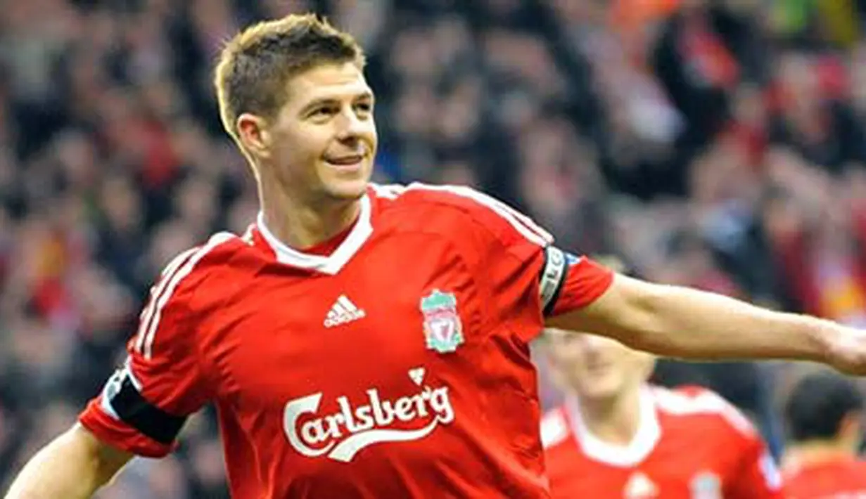 Steven Gerrard (© AFP 2009) - Foto Liputan6.com