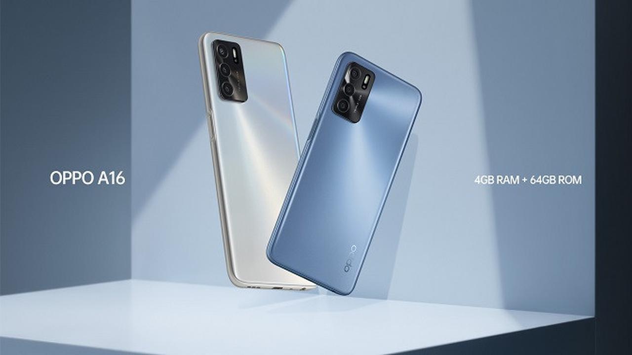 Oppo A16 Kini Hadir dengan Varian RAM 4GB dan Memori 64GB