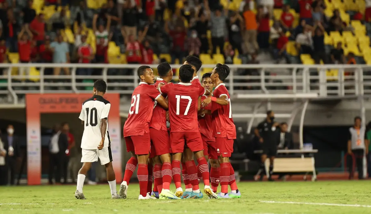 Kualifikasi AFC U-20, Indonesia Cukur Timor Leste - Foto Liputan6.com