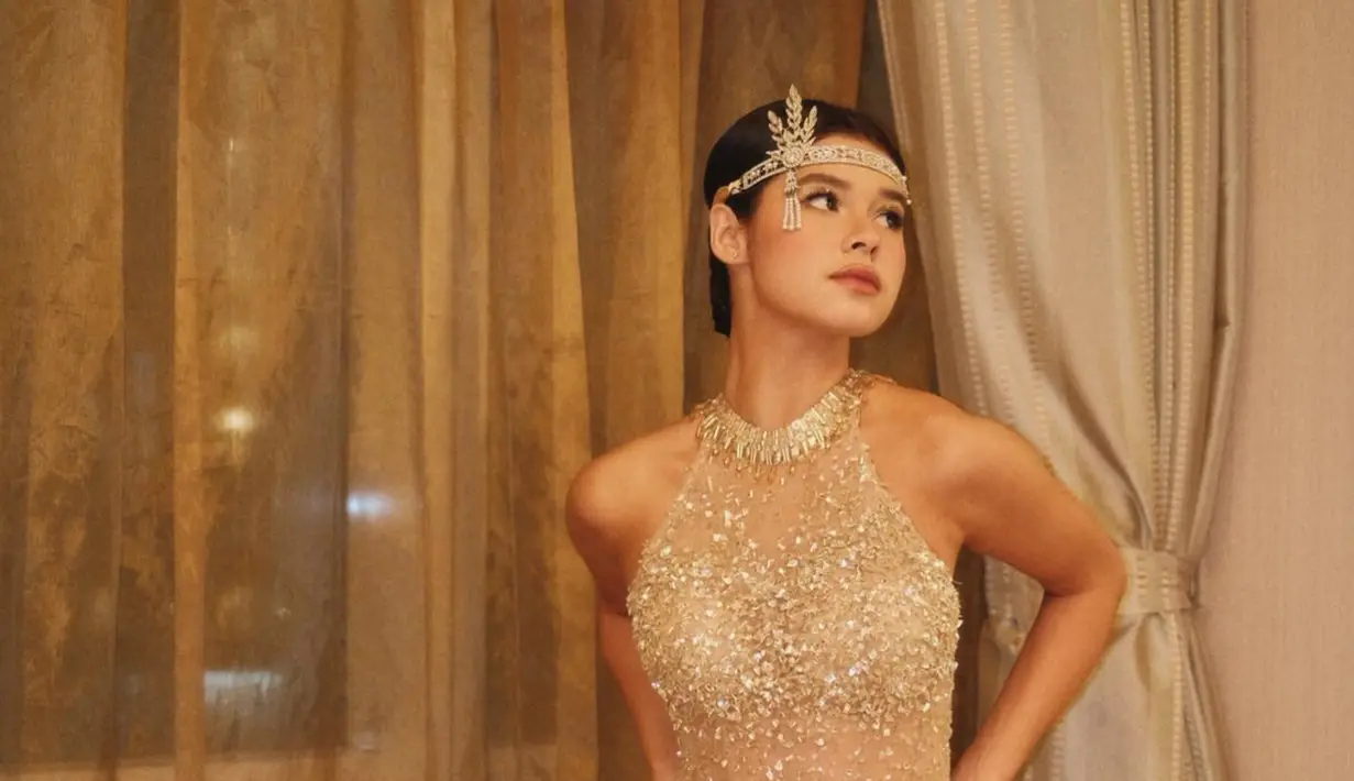 Potret Maria Theodore Tampil dengan Gaya The Great Gatsby, Banjir ...