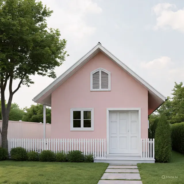 7 Inspirasi Rumah Sederhana Warna Pink, Sentuhan Lembut yang Mengubah ...