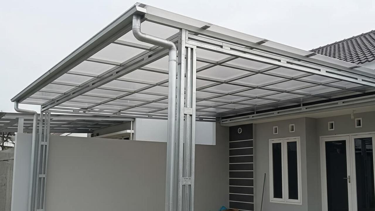 7 Desain Carport Sederhana dari Besi Galvanis untuk Rumah Minimalis ...