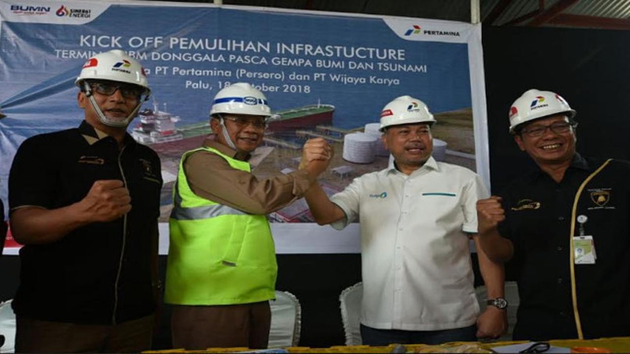 Pulihkan Terminal BBM Donggala, Pertamina Alokasikan Dana Rp 130 Miliar