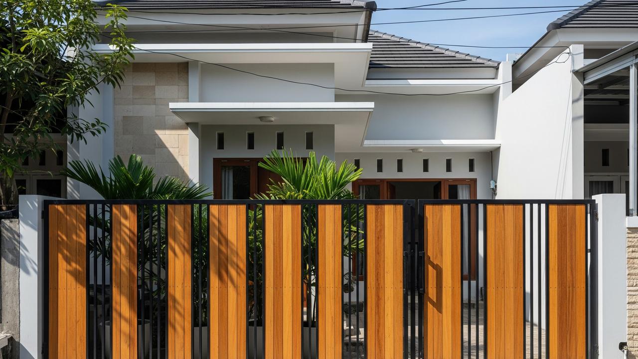 9 Model Pagar Rumah Minimalis Anti Intip tapi Tetap Terang dan Stylish ...