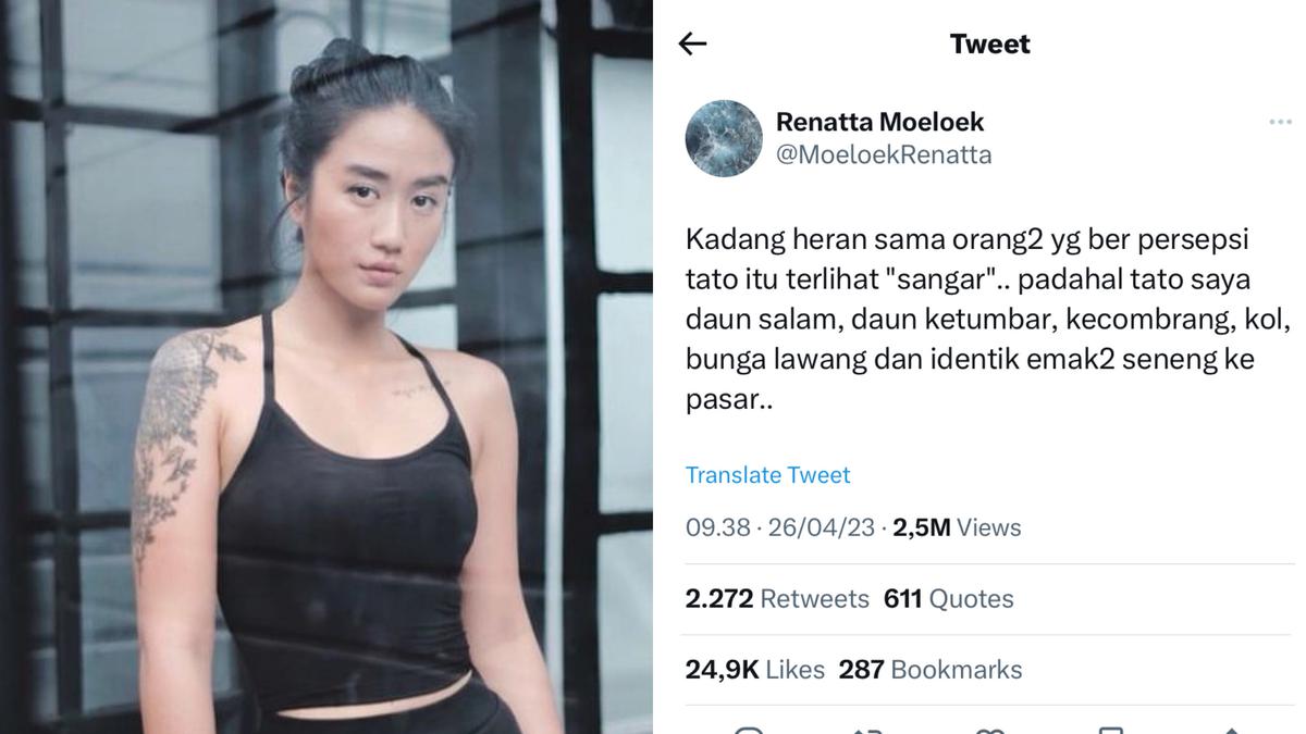 Tatonya Sering Dikira Sangar, Renatta Moeloek: Padahal Identik Emak-Emak Senang ke Pasar ...