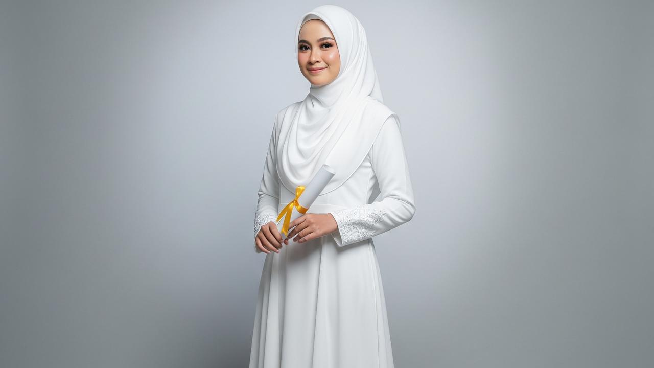 Tren Gamis Wisuda 2026: Warna Cloud Dancer, Pastel, dan Earth Tone yang ...