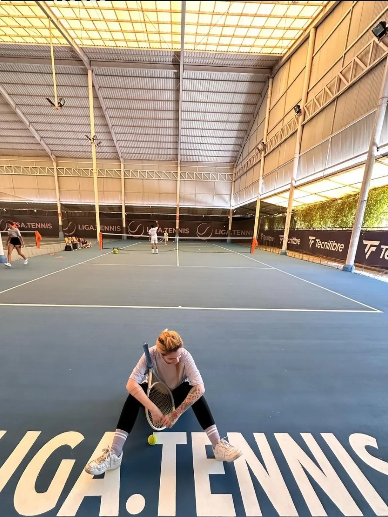 7 Potret Sheila Marcia Main Tenis Demi Redakan Depresi Postpartum ...