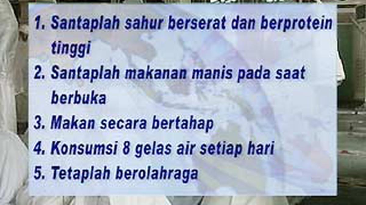 Perhatikan Asupan Saat Sahur dan Buka Puasa - Health Liputan6.com