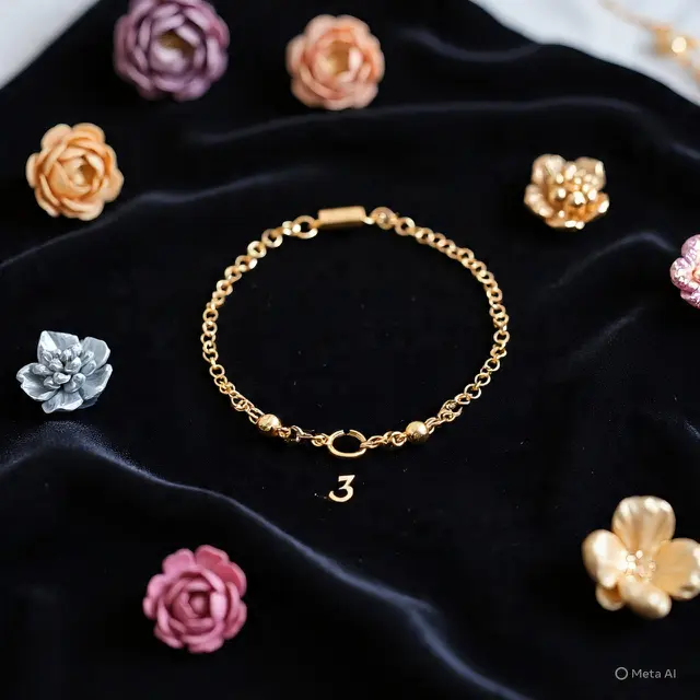 8 Foto Model Gelang Emas Terbaru 3 Gram yang Lagi Ngetren, Tepat untuk ...