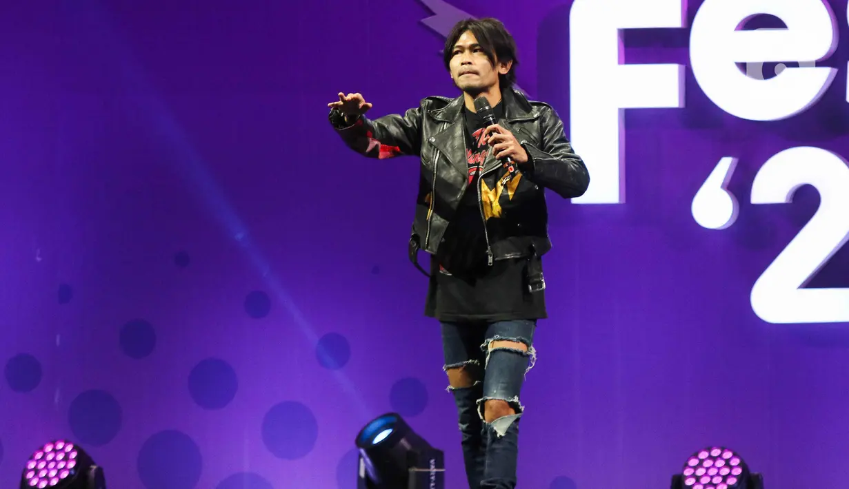 Indra Frimawan Ramaikan Hari Pertama JICOMFEST 2023 - Foto Liputan6.com