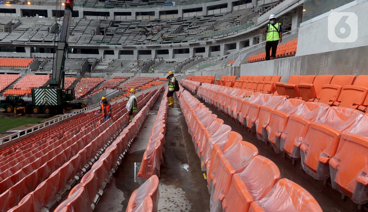 FOTO: Perkembangan Pembangunan Jakarta International Stadium - Foto ...