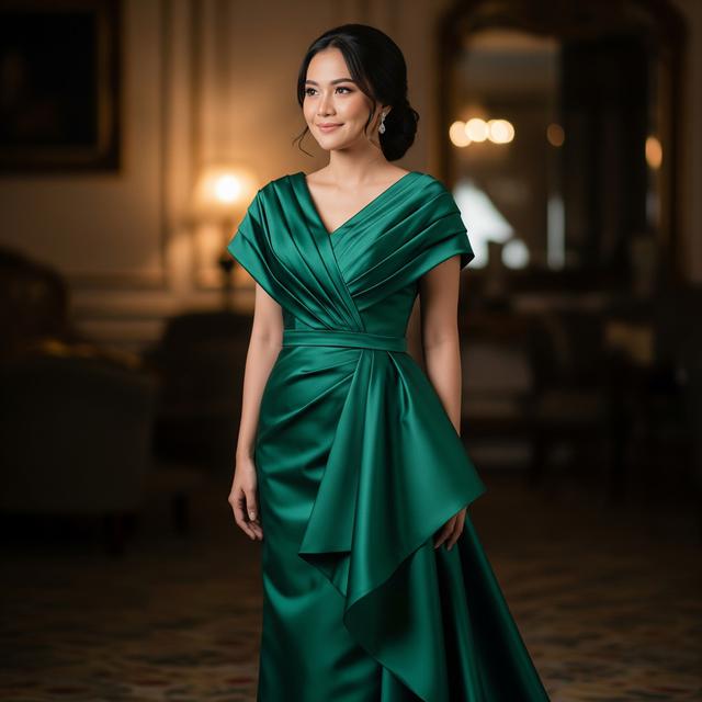 7 Model Dress dari Bahan Satin, Inspirasi Tampil Cantik Memesona