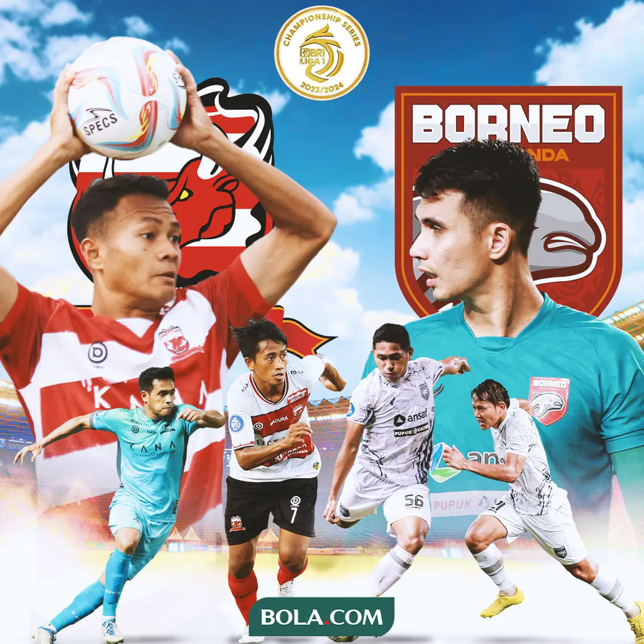 Jadwal Siaran Langsung Championship Series BRI Liga 1 di Indosiar, Rabu 15 Mei 2024: Madura ...