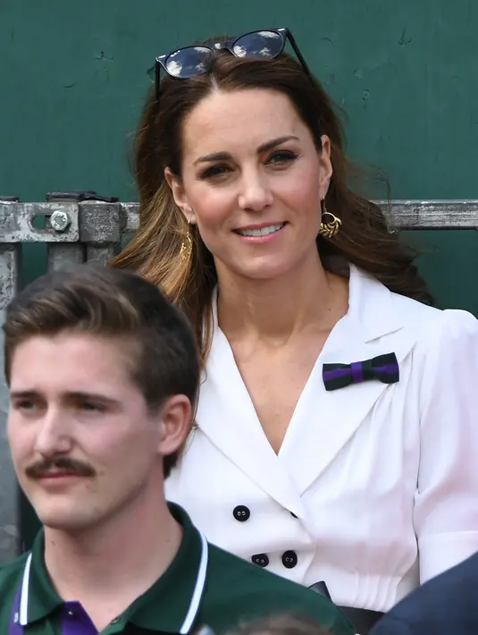 FOTO: Pesona Kate Middleton Saat Nonton Tenis Wimbledon 2019 - Foto ...