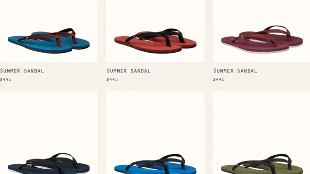 Sandal Jepit dengan Kemasan Mewah Dijual di Arab Saudi Seharga Rp19 Juta