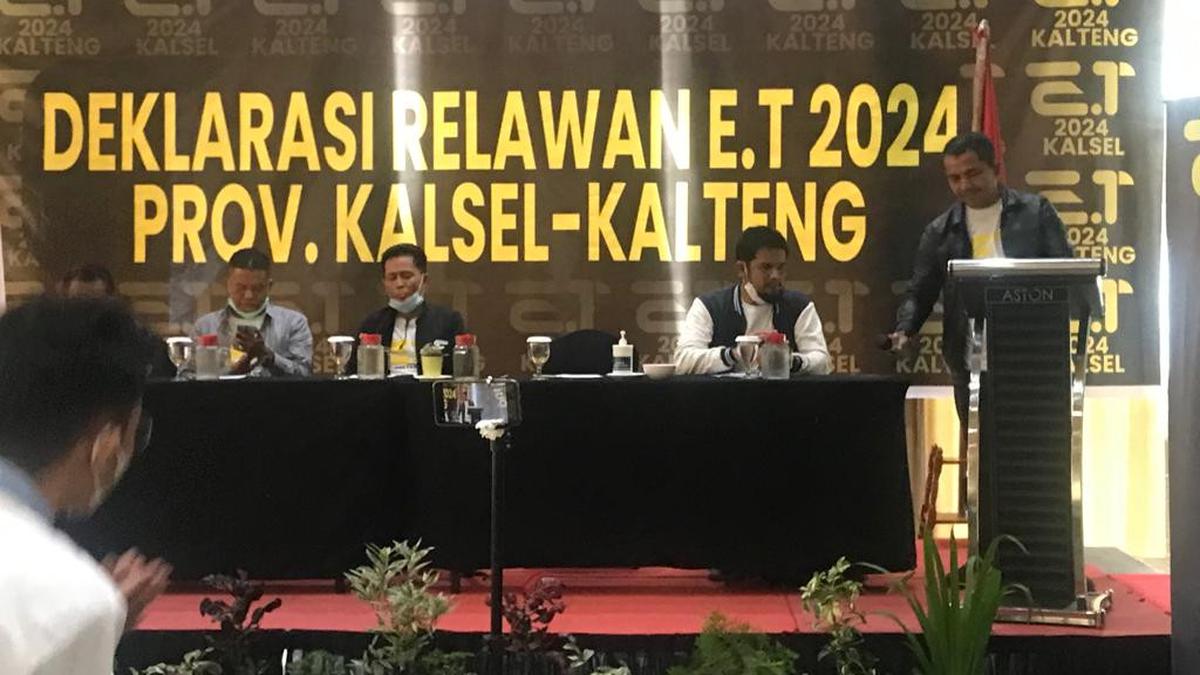 Barisan Relawan di Kalimantan Dukung Erick Thohir Maju di Pilpres 2024 - News Liputan6.com