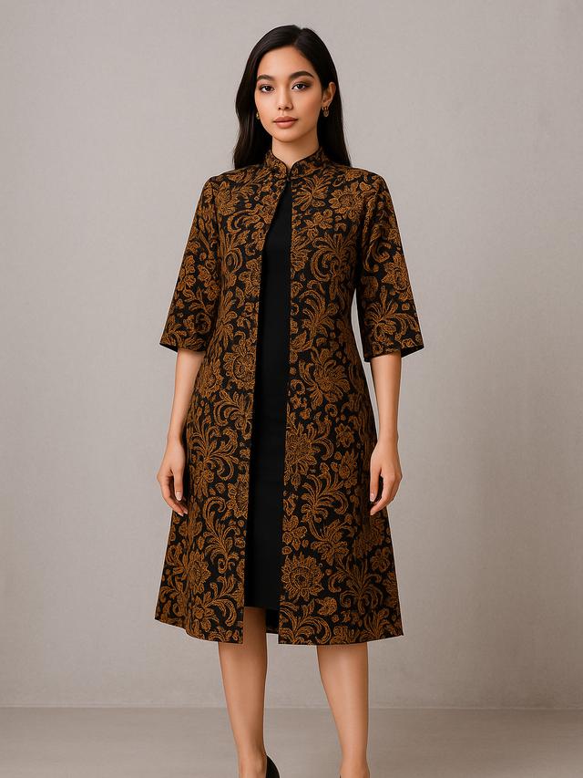 14 Model Outer Batik Kekinian 2025 Paling Hits, Cocok untuk ke Kantor ...