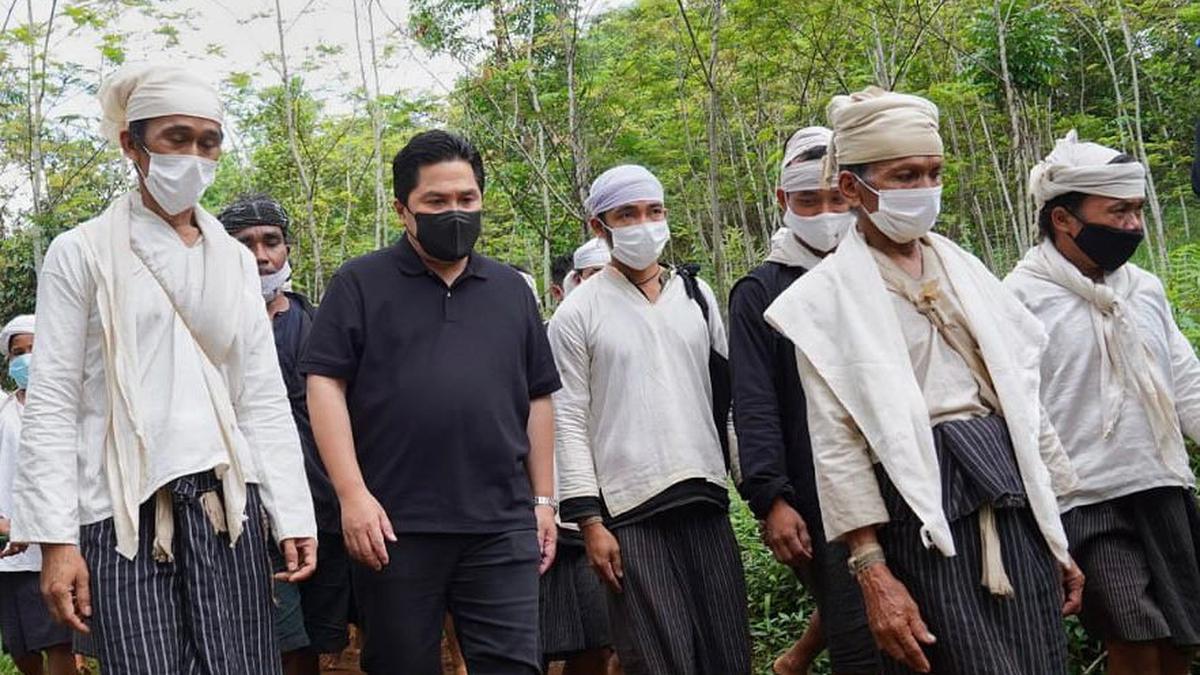 Erick Thohir Bantu Renovasi Rumah Warga Badui Korban Kebakaran - Bisnis Liputan6.com